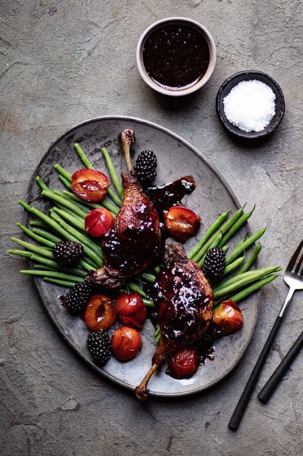 Duck with red wine plum sauce | JAN Online