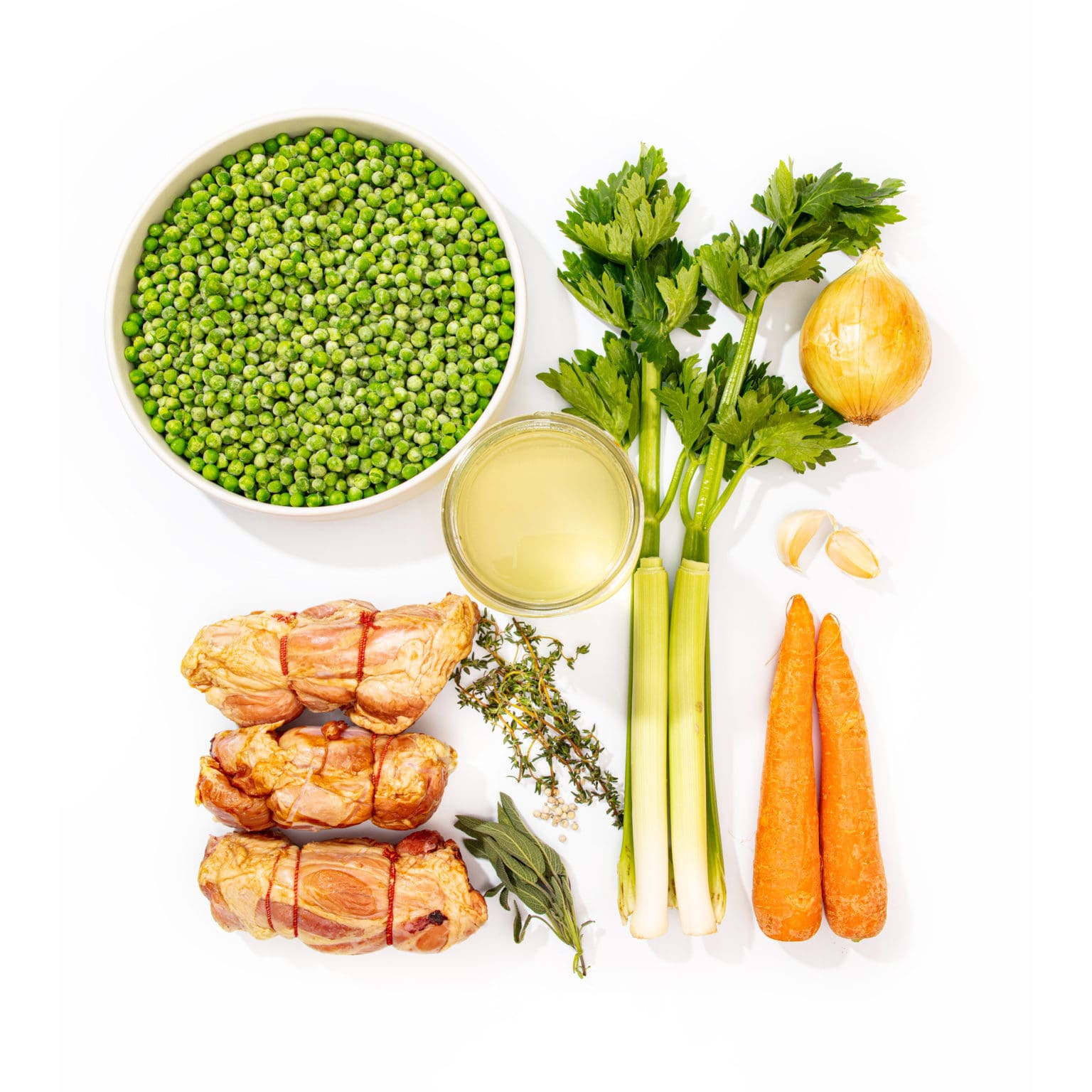 CHILLED PEA AND HAM SOUP WITH GOATS CHEESE MOUSSE | JAN Online