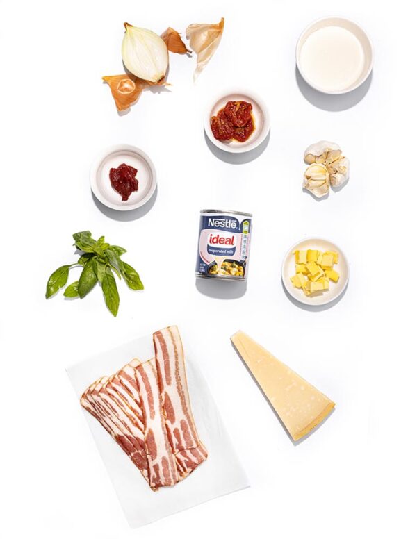 Recipe: Homemade pasta with a creamy sun dried tomato sauce